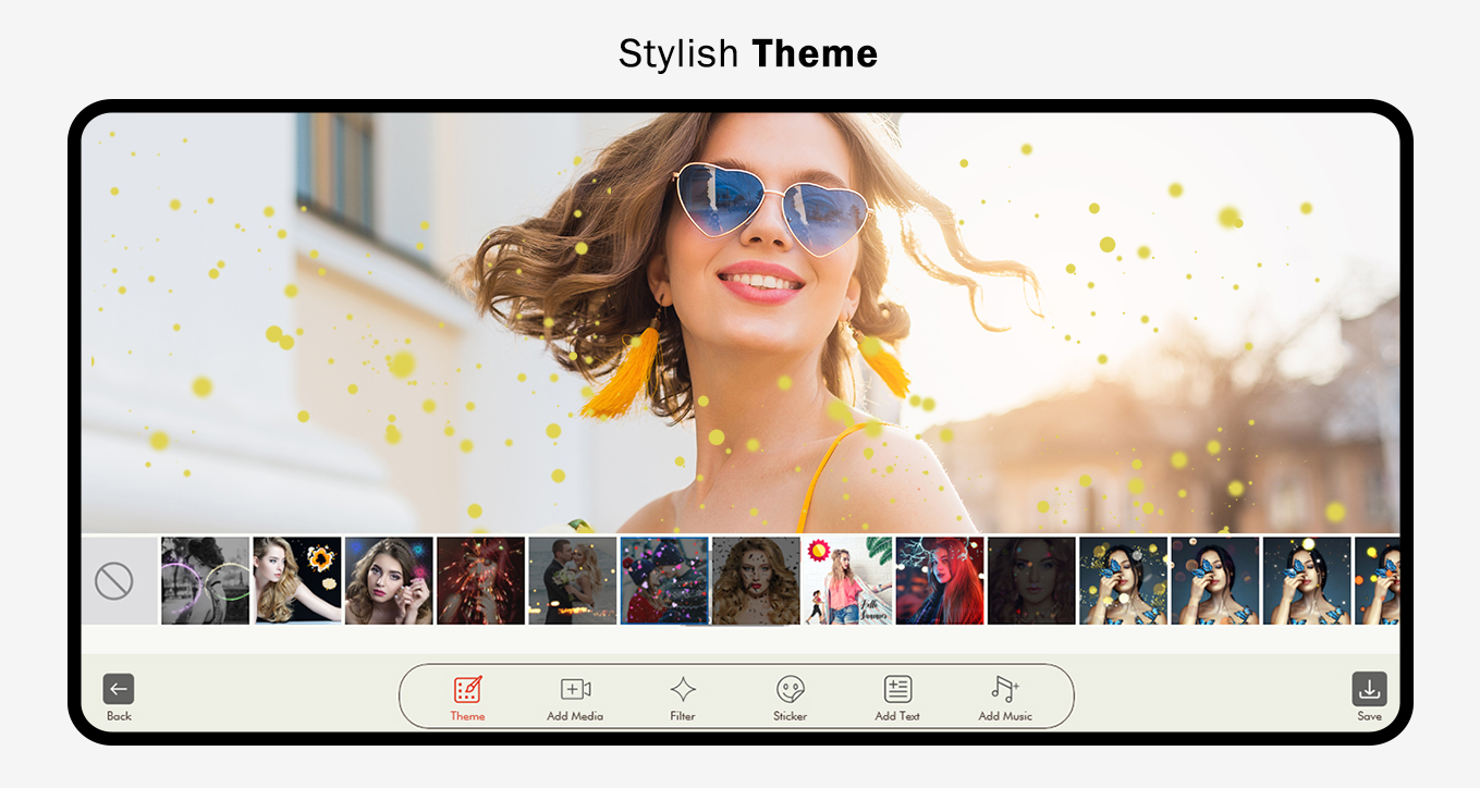 How To Apply Overlay theme Using Video Maker - Good Job Apps