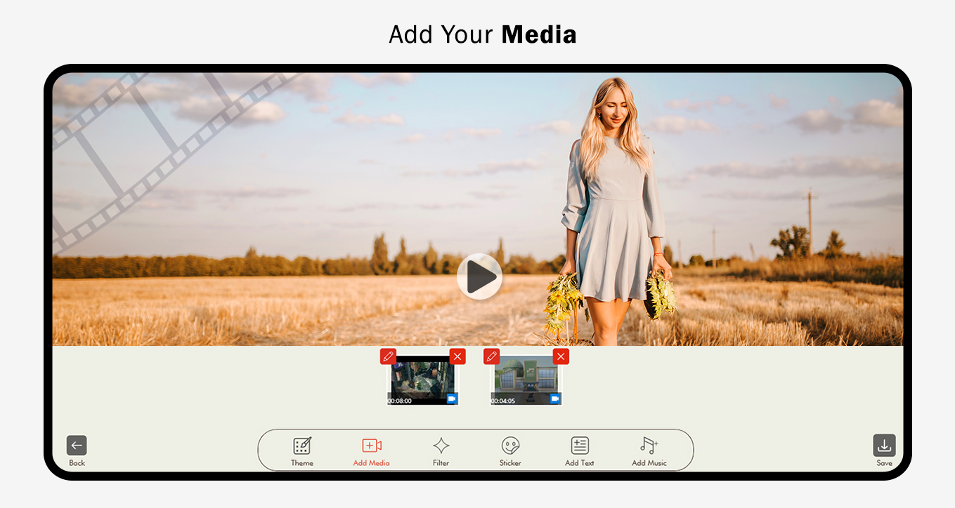 How To Apply Overlay theme Using Video Maker - Good Job Apps