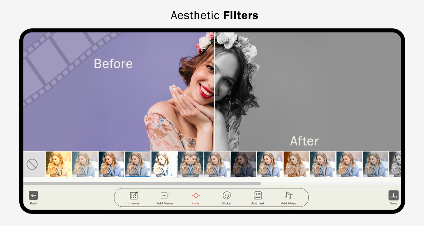 How To Apply Overlay theme Using Video Maker - Good Job Apps