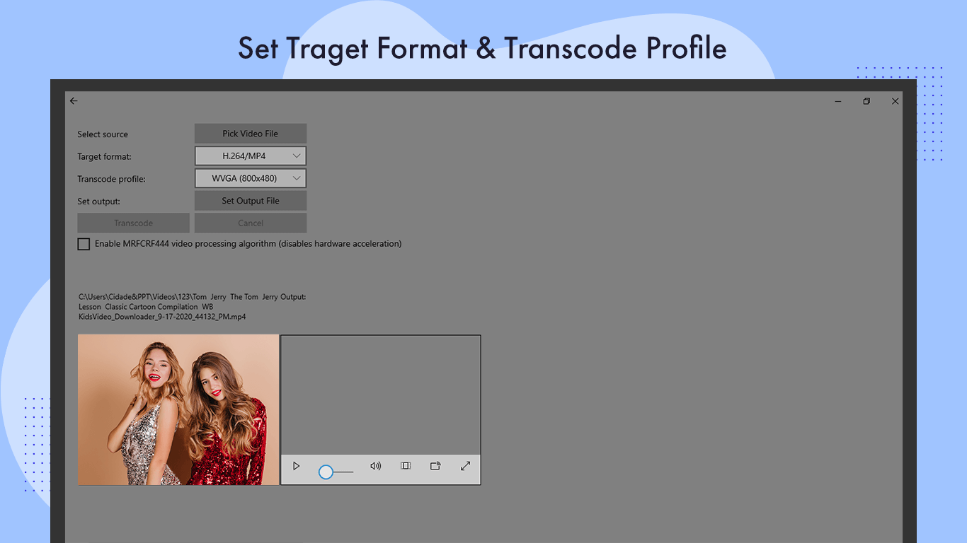 How to Use Media transcode in DVD Player - Good Job Apps