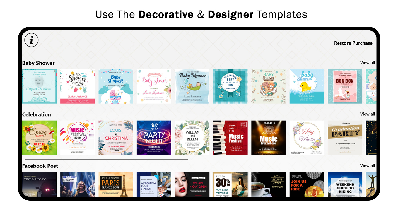 Poster Maker - Flyer Designer & Invitation Maker - Good Job Apps